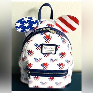 Loungefly | Bags | Nwt Disney Loungefly Stars Stripes American Flag ...